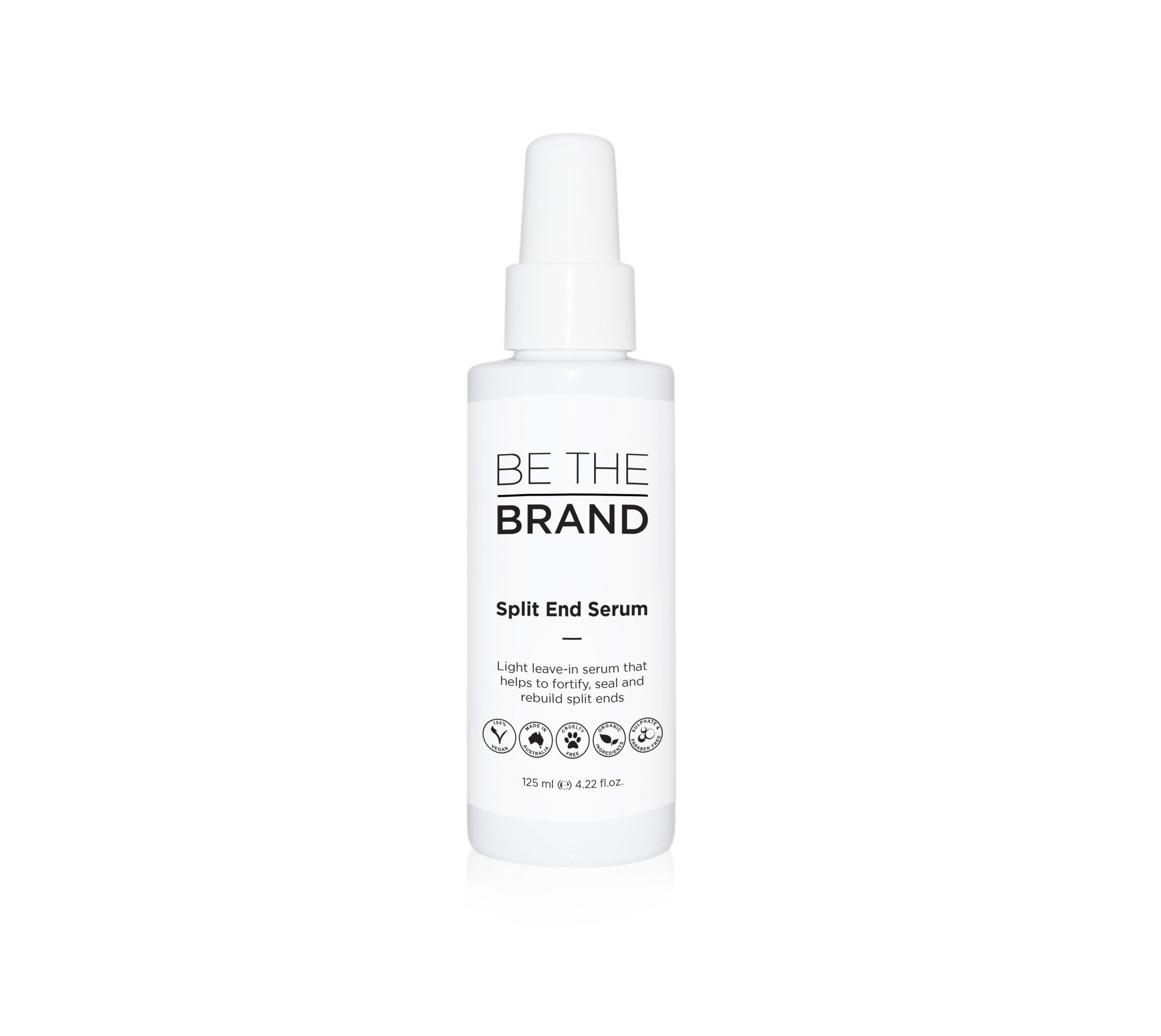 Private White Label Split End Serum Haircare