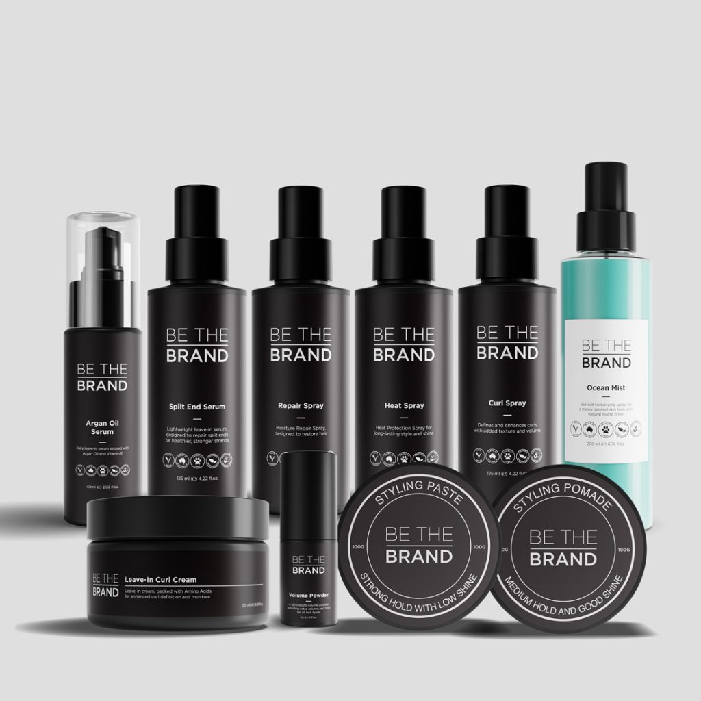 Private White Label Styling Sample Pack Matte Black